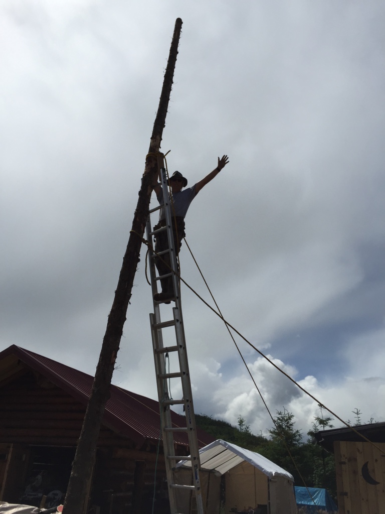 Cabin Lifting Poles | logcabinfromscratch